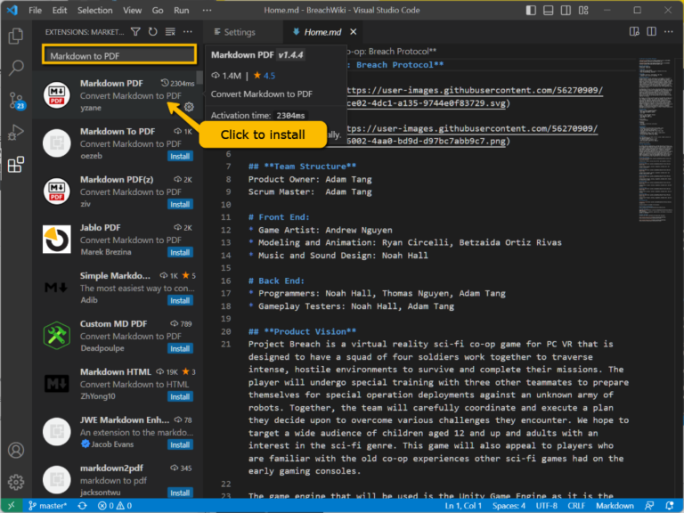 GitHub Wiki to a PDF - Get Creative Today